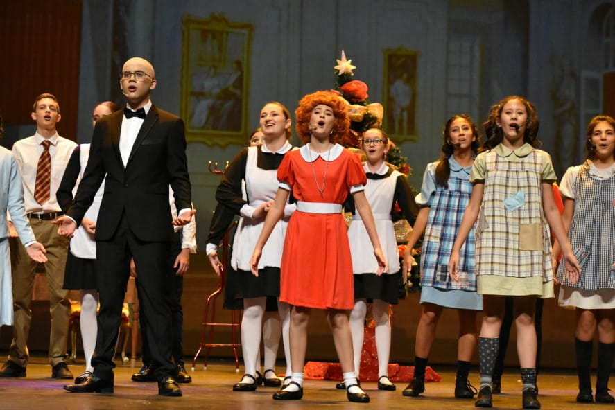 Presentación de broadway Annie Jr